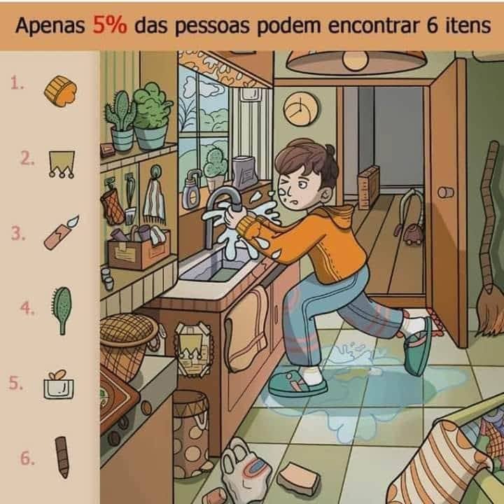 Teste: Apenas 5% das pessoas podem encontrar esses itens - Aziume ... Teste: Apenas 5% das pessoas podem encontrar esses itens - Aziume ...