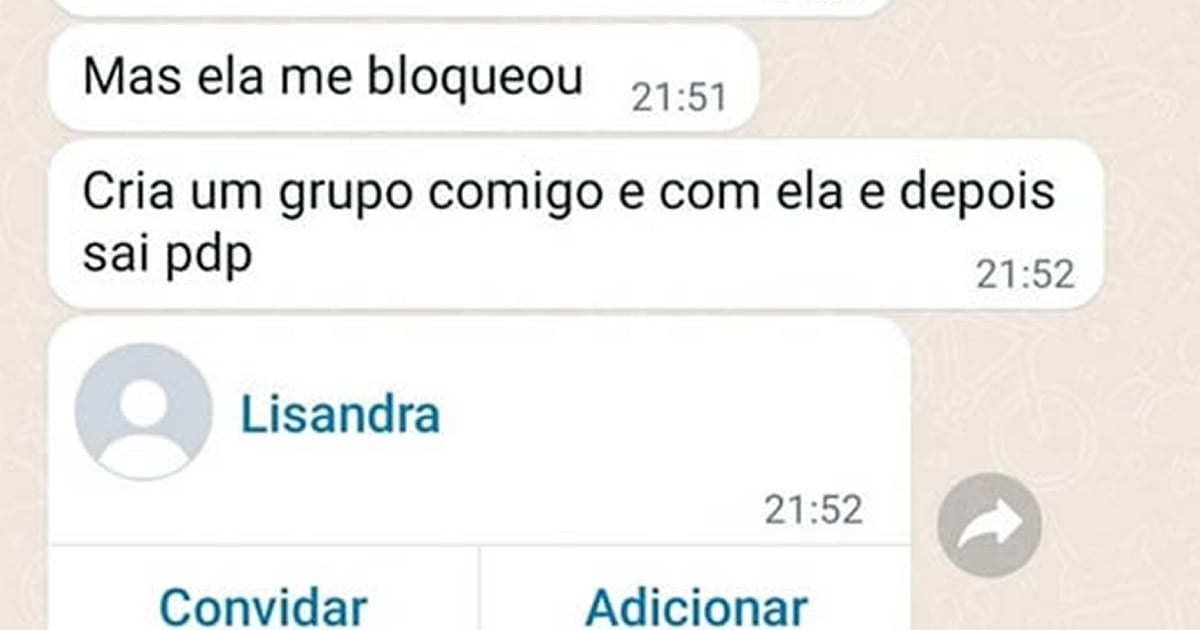 Ideia para conversar com quem já bloqueou você - Aziume - Blog de humor