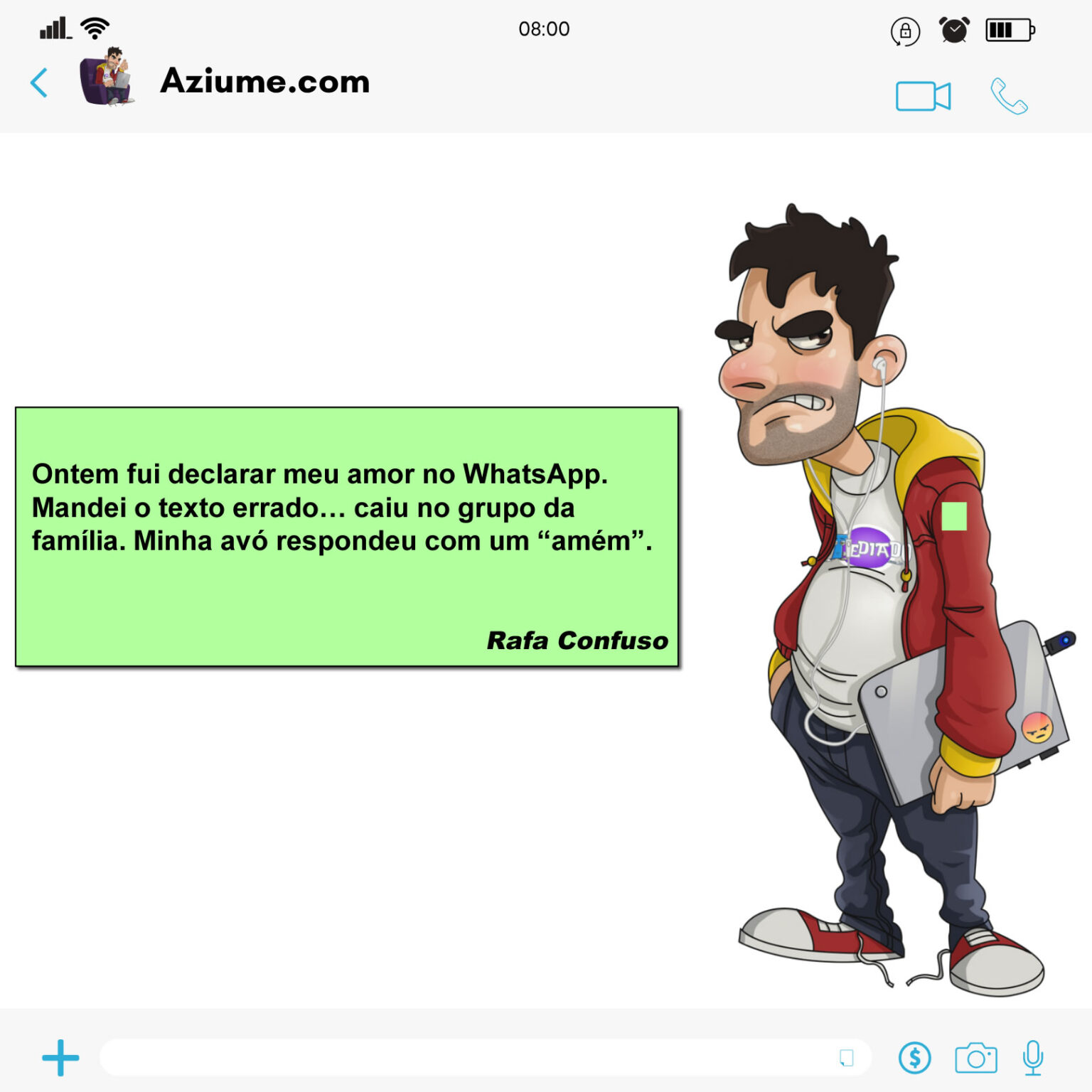 Do “eu te amo” ao “amém”: quando o amor cai no grupo da família ...